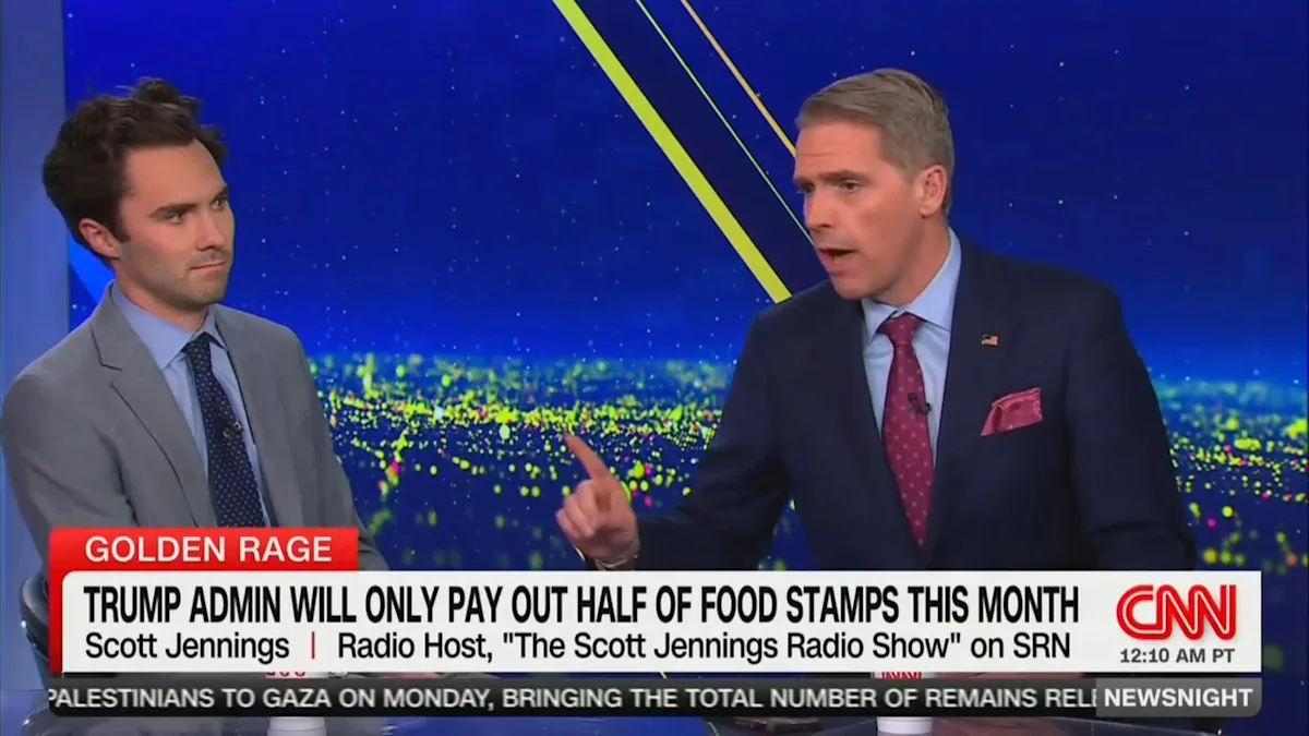 Scott Jennings Silences David Hogg Over Schumer Shutdown - Tedium Media